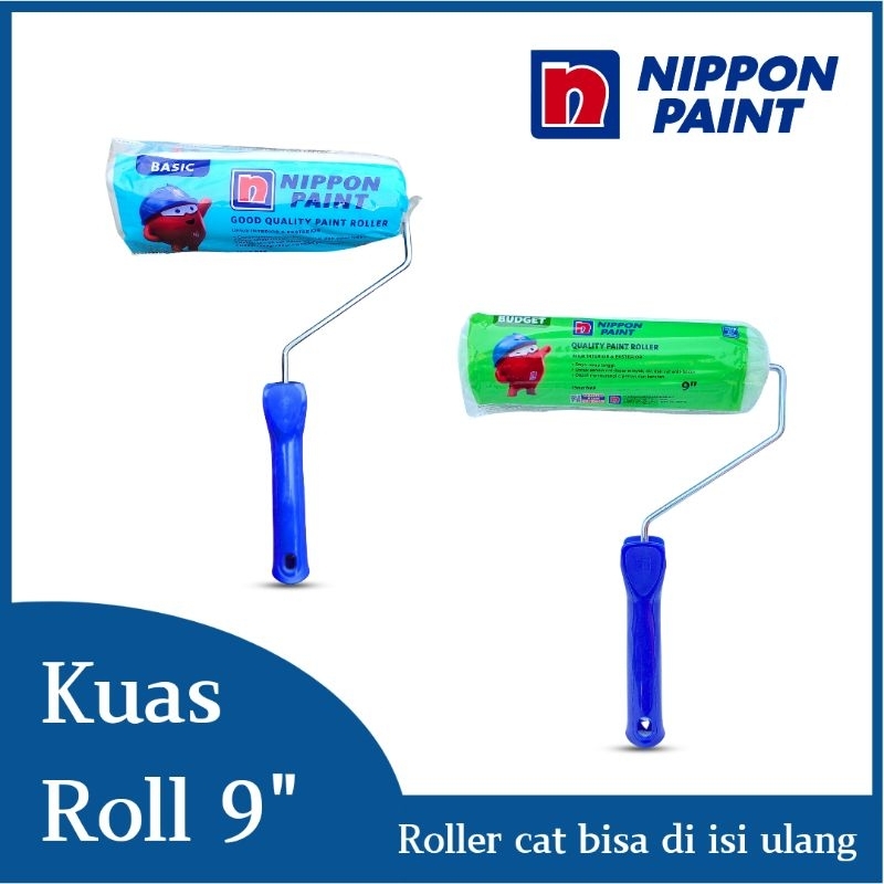 Jual Kuas Roll Cat Tembok 9 Inch - Paint Roller - Gagang dan Refill ...