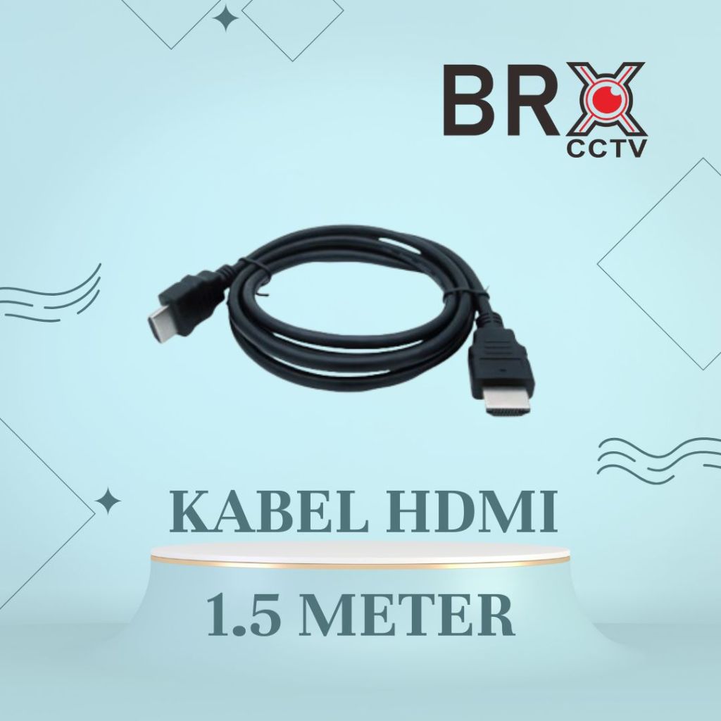 Jual KABEL HDMI 1.5 METER STANDAR COCOK BUAT CCTV | Shopee Indonesia