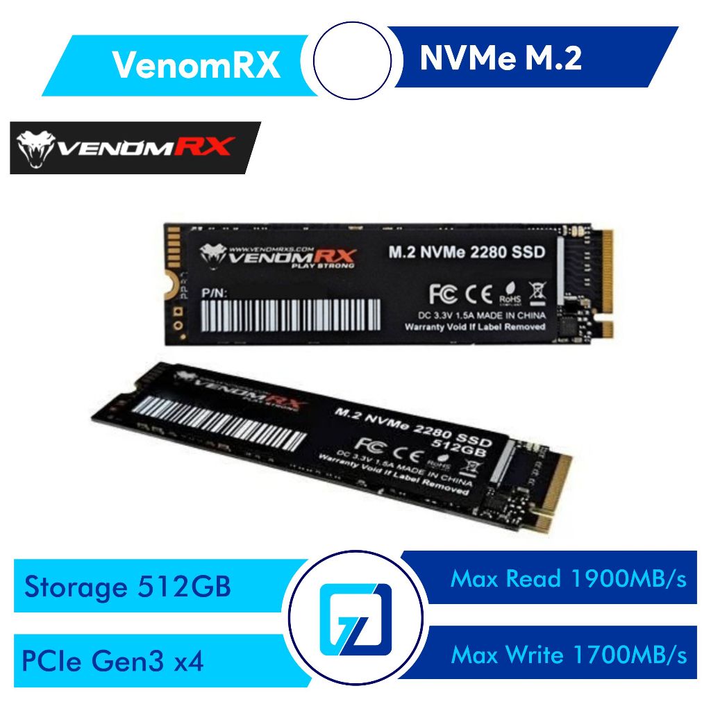 Jual VenomRX VRX SUPER SSD 512GB M.2 2280 NVMe PCIe Gen3 x4 | Shopee ...