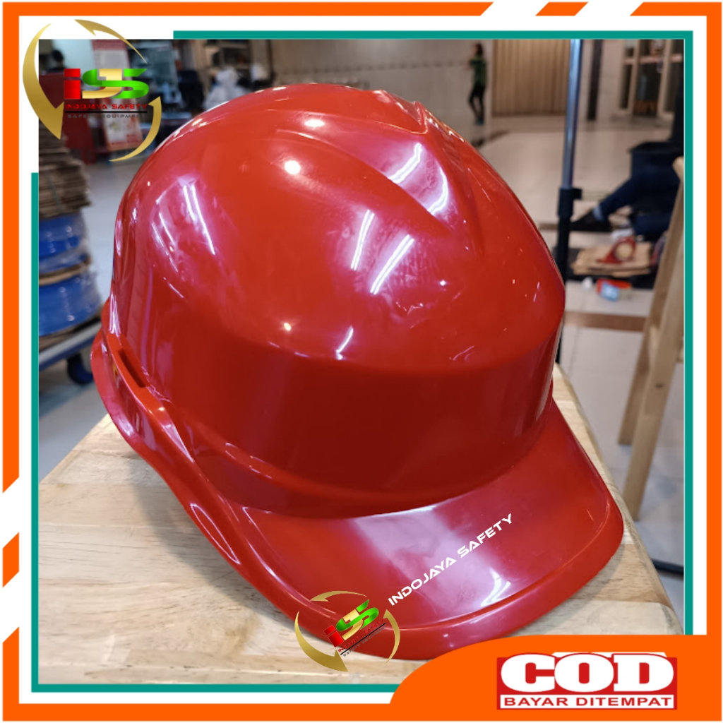 Jual Helm Proyek SNI Merk Arrow Head A1 Merah Lengkap Inner Staz-On ...