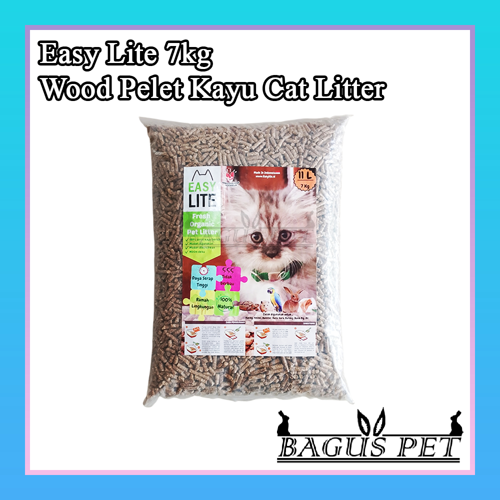 Jual EASY LITE 7 Kg - Wood Pelet Easy Lite Cat Litter 7 Kg Murah ...