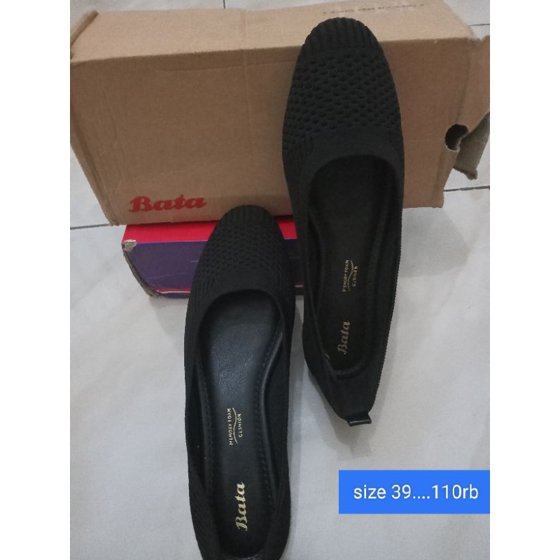 Jual sepatu flatshoes bata original size 39 | Shopee Indonesia