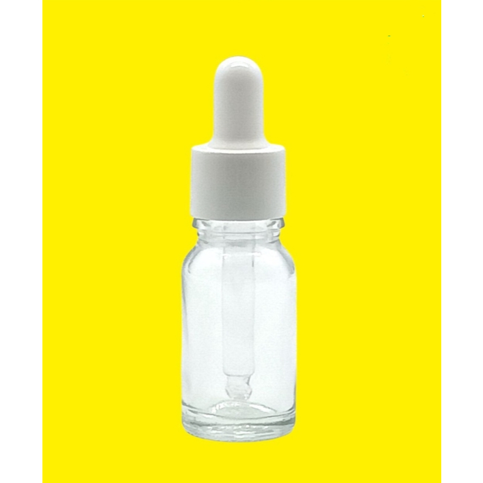 Jual BOTOL KACA PIPET 10ML BENING / CLEAR - RING MULUS PUTIH BOTOL KACA ...