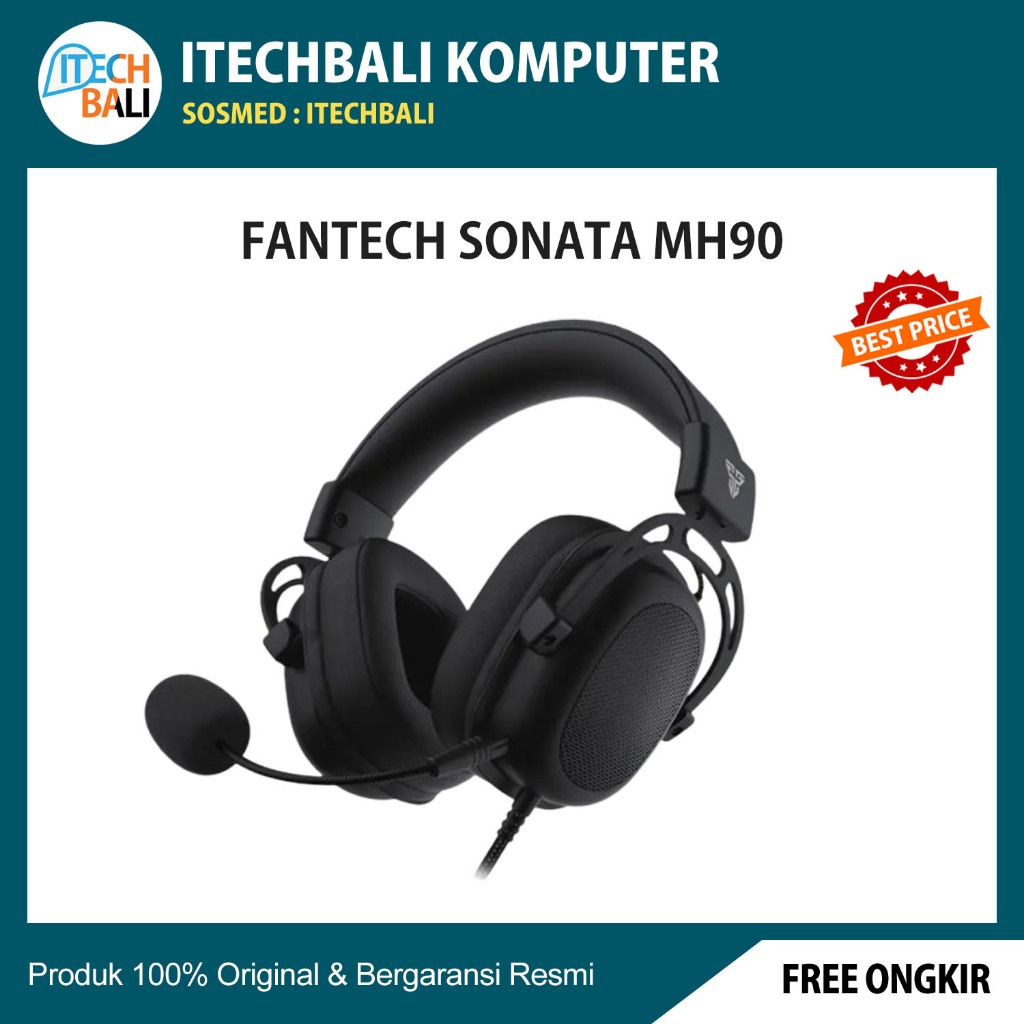 Jual Headset Fantech MH90 Sonata Multiplatform Gaming Headset | Shopee ...