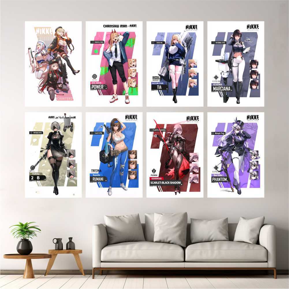Jual Hiasan Dinding Anime Game NIKKE | Poster Kayu Anime Game NIKKE ...