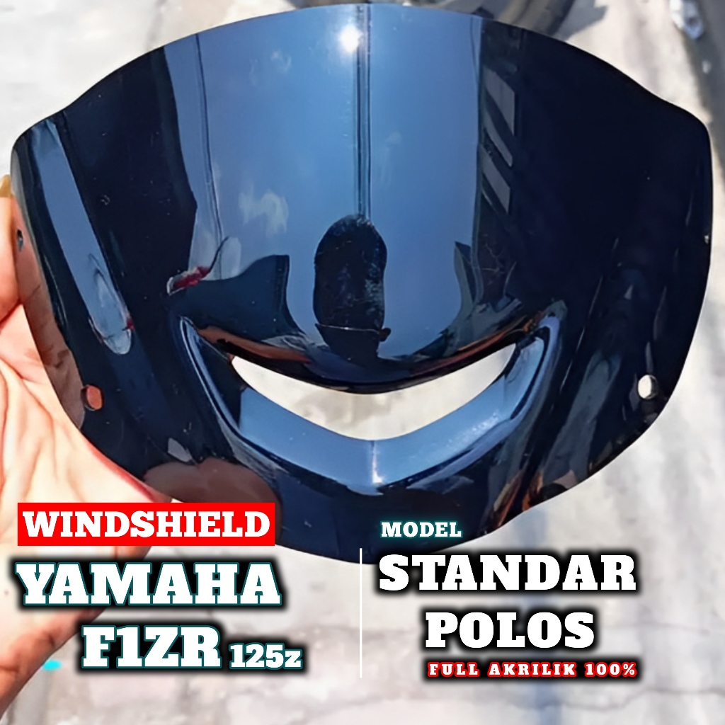 Jual Visor Yamaha Fiz R Fizr Satria Hiu Lumba Visor Windshield F1zr 125zr 125z | Shopee Indonesia