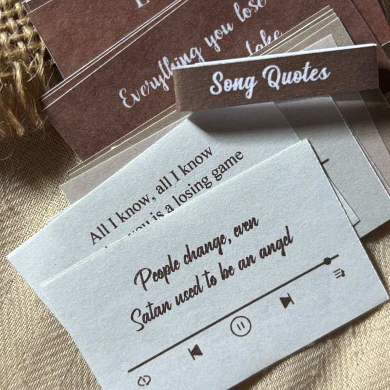 Jual khalishop - quotes paper material quotes paper, kertas kata kata ...