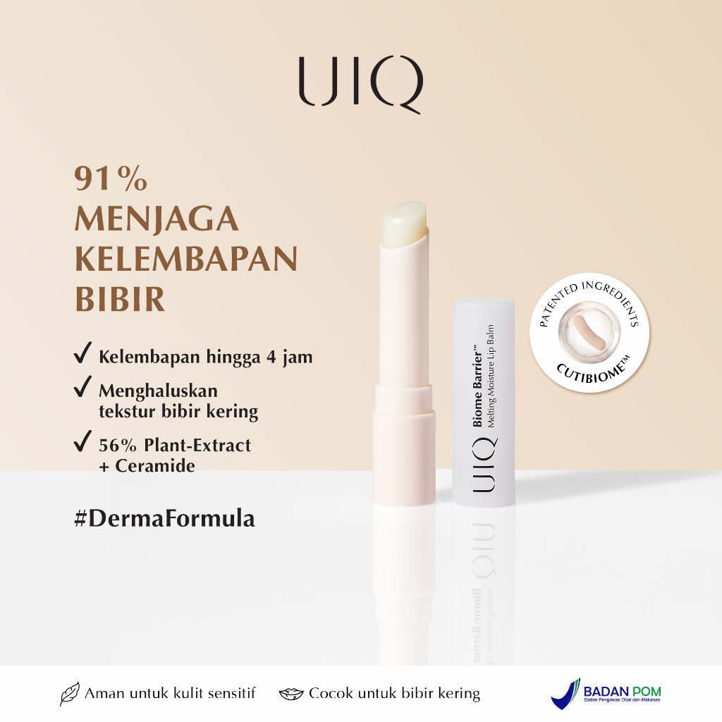 Jual UIQ Biome Barrier™ Melting Moisture Lip Balm Shade Original ...