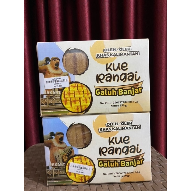 Jual Kue Rangai Galuh Banjar 250g | Oleh Oleh Khas Kalimantan | Kue ...