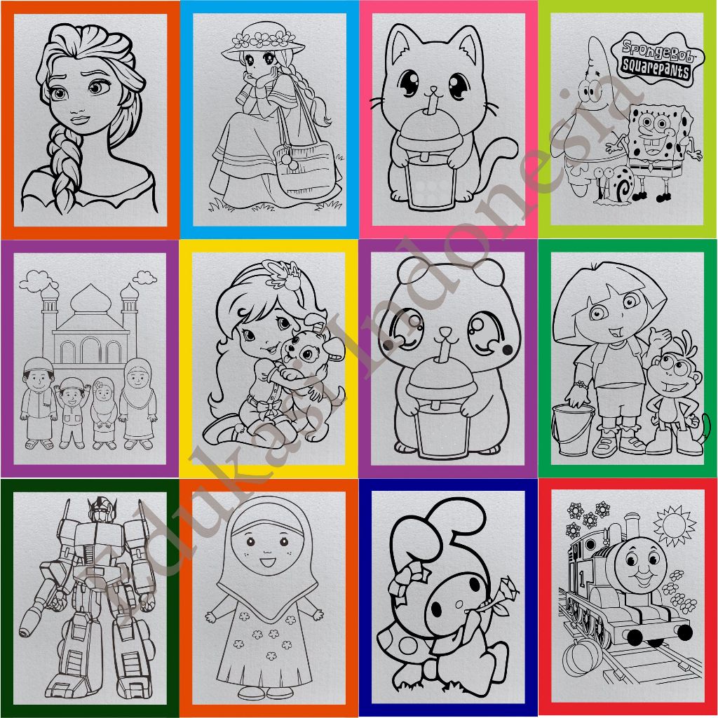 Jual Paket 10 styrofoam lukis ukuran 30x40 list lakban / sterofoam ...