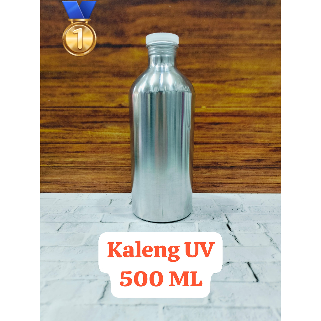 Jual KALENG ALUMUNIUM SILVER ((UV)) 500 ML HARGA PER BIJI / 1PCS MASIH ...
