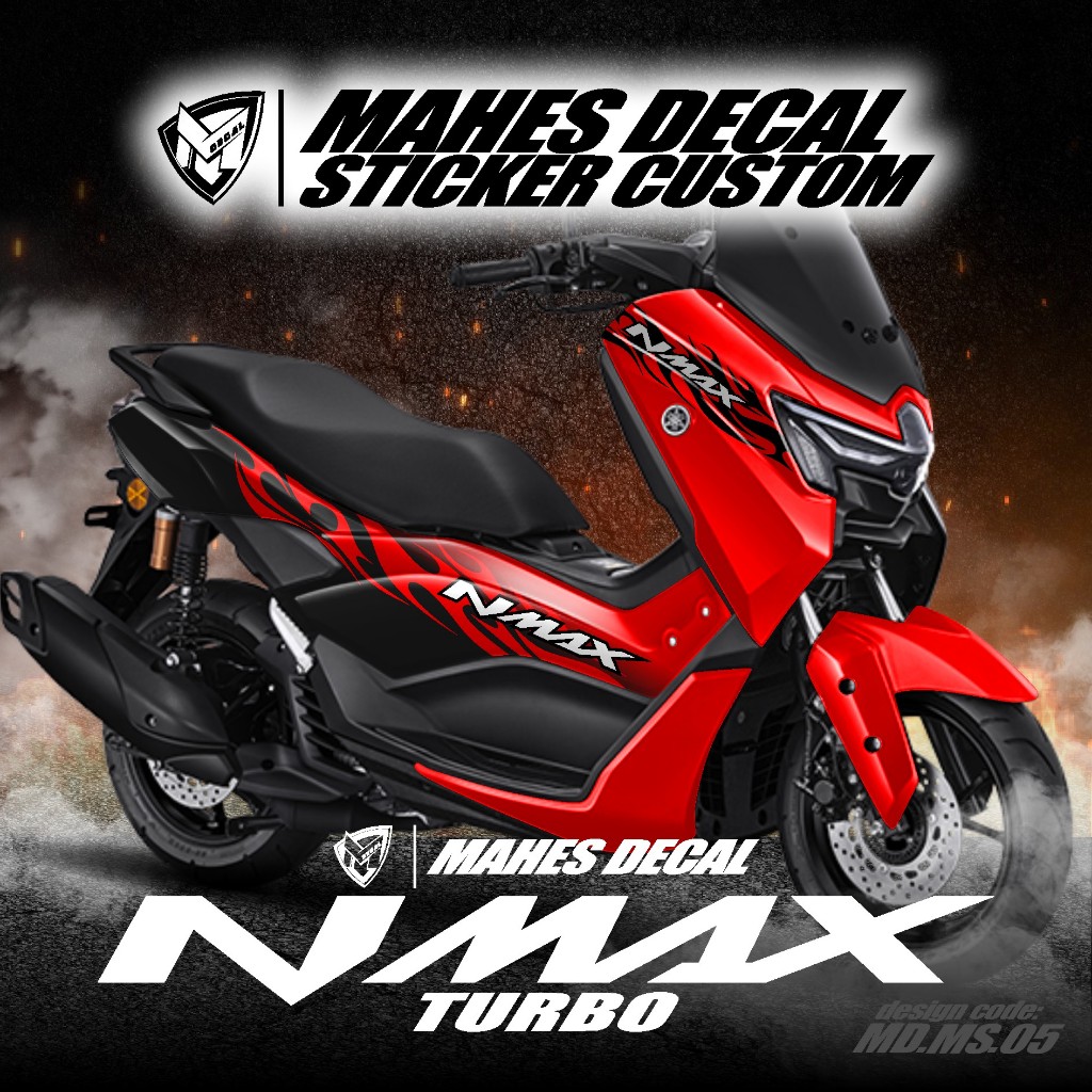 Jual (COD) Decal Sticker Yamaha NMAX TURBO - Stiker NMAX NEW 2024 Full ...