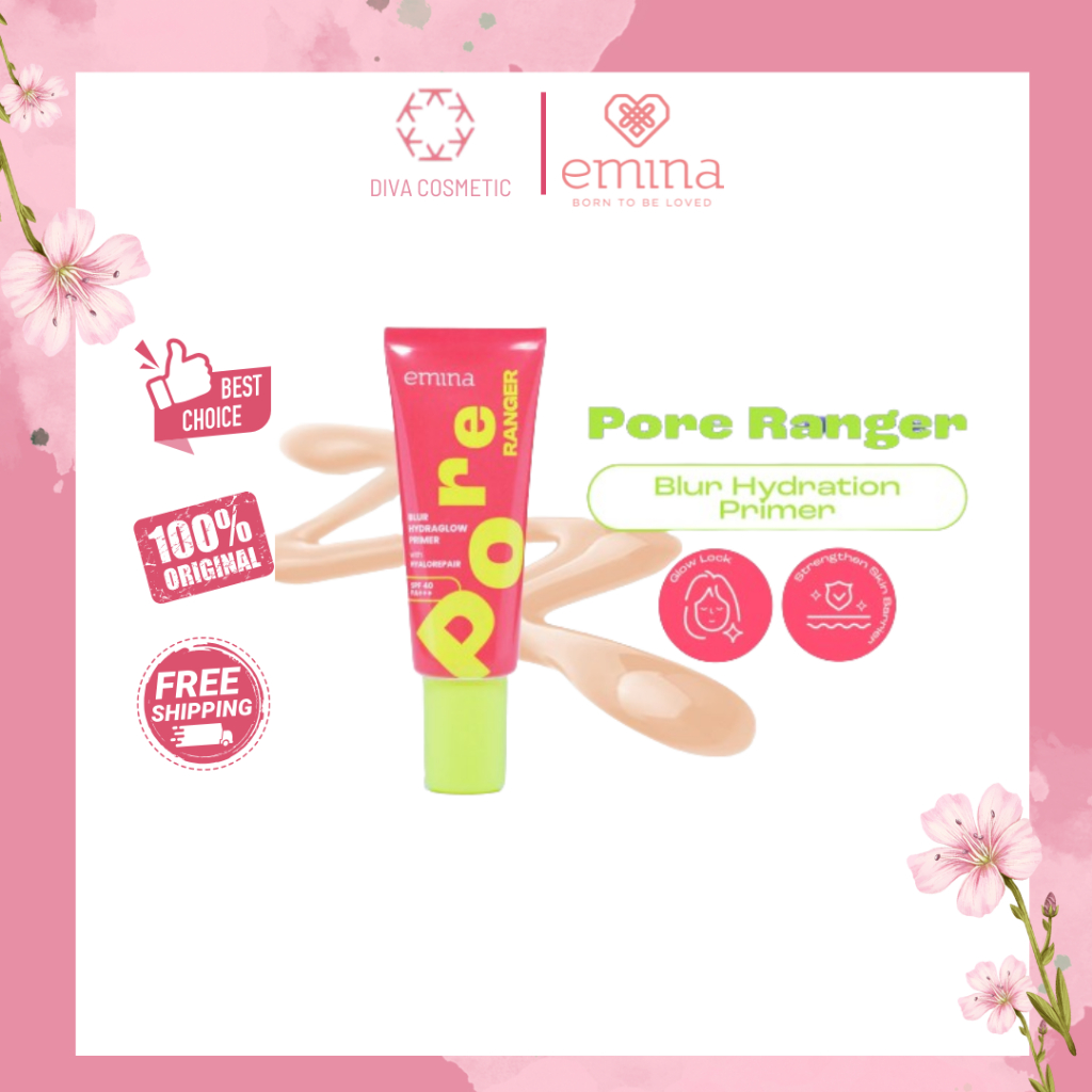 Jual DIVA - Emina Pore Ranger Total Poreless Primer & Blur Hydraglow ...