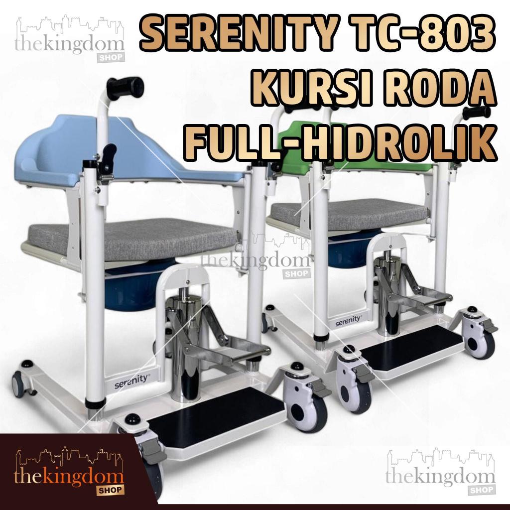 Jual Serenity TC-803 Kursi Roda Transfer Full-Hidrolik TC803 Hydraulic Lift Wheelchair Wheel ...