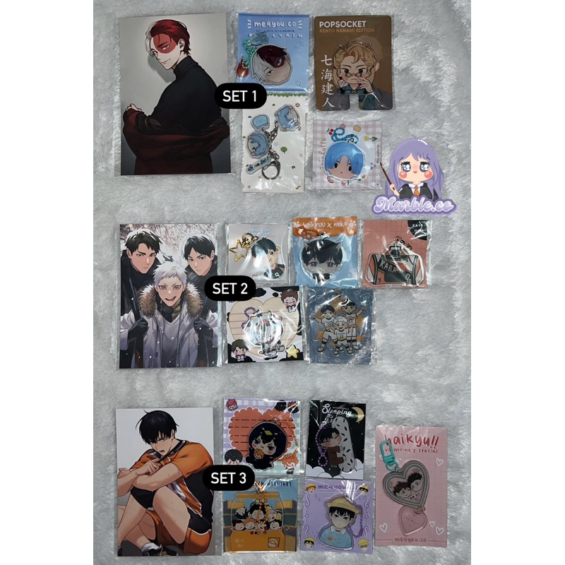 Jual POSTCARD FANMERCH BY ONEGINGEK NOKGAK JJK HQ MHA BNHA HARPOT V ...