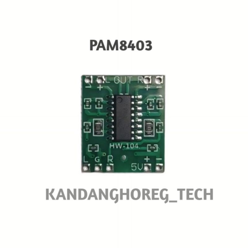 Jual ampli mini PAM8403 modul driver 5v | Shopee Indonesia