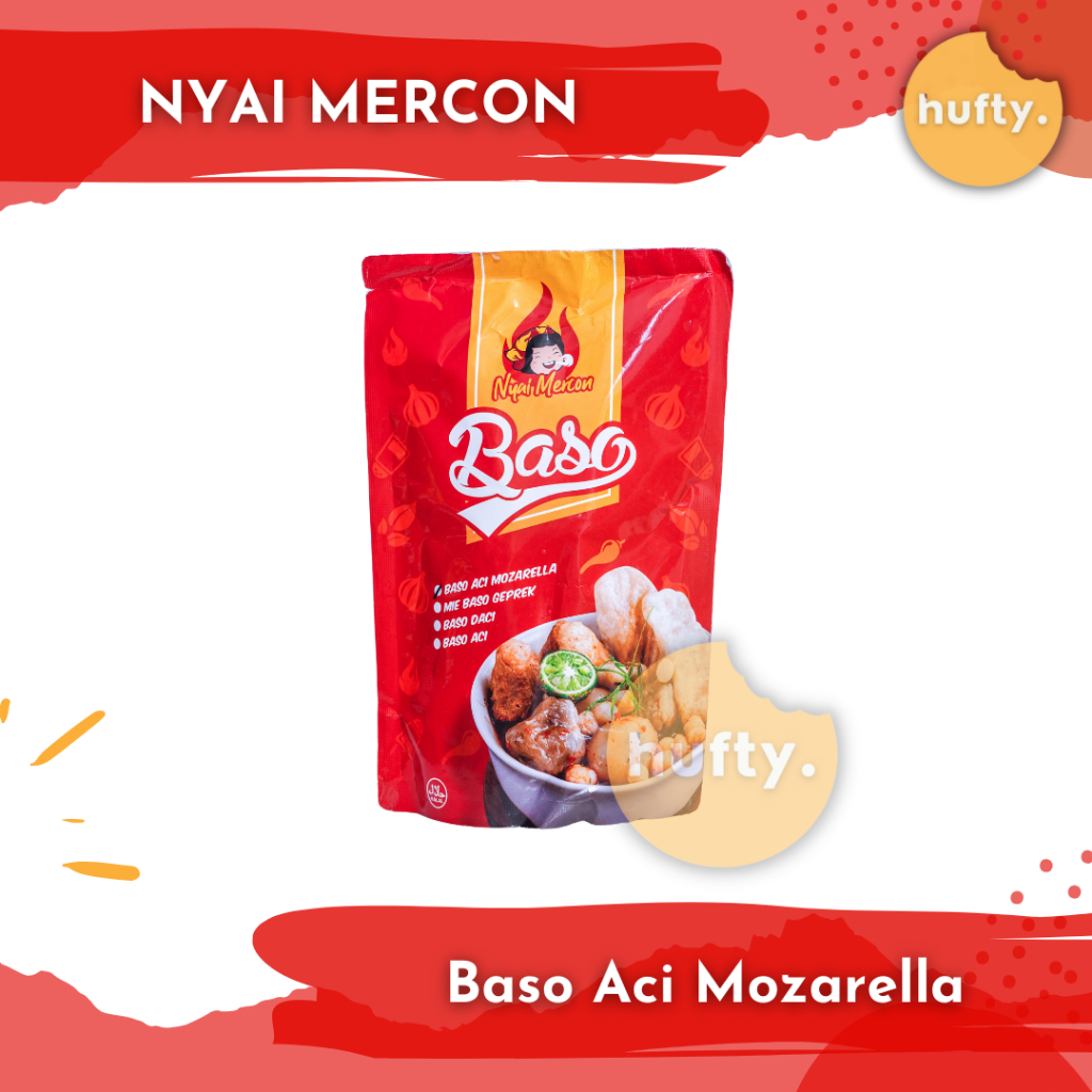 Jual Baso Aci Mozarella Nyai Mercon Hufty Snack | Shopee Indonesia