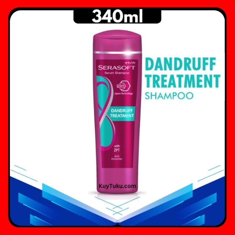 Jual SERASOFT Shampoo 340ml Dandruff Treatment | Shopee Indonesia
