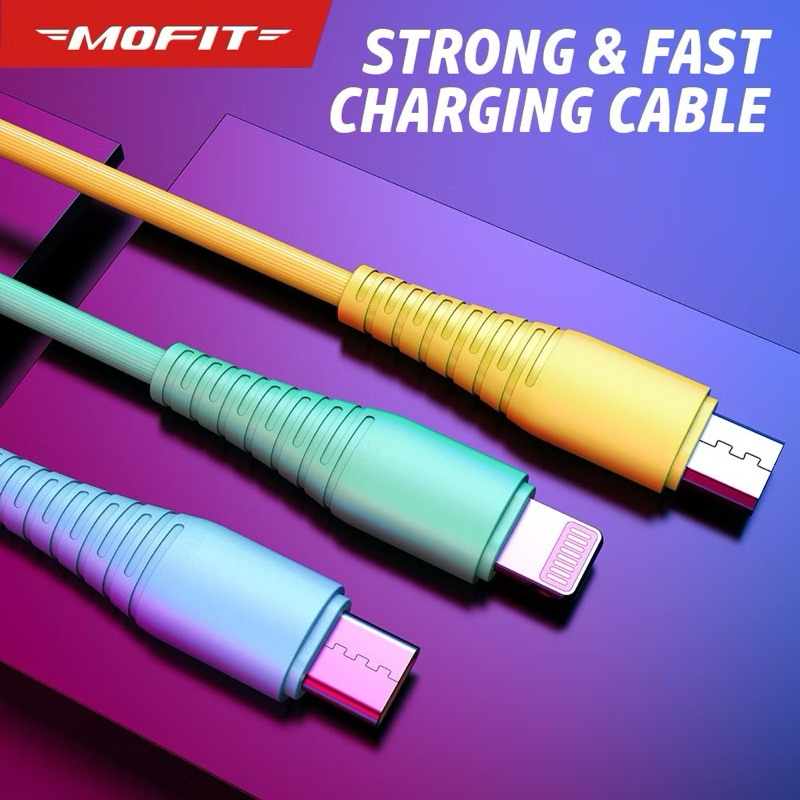 Jual Kabel Data MOFIT M100 Fast Charging Cable USB - MICRO / TYPE C ...