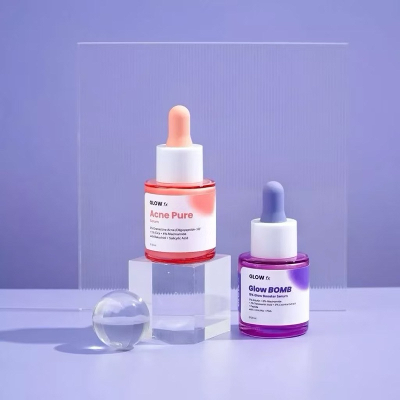 Jual Glow Fx Serum Glow Bomb Acne pure 20ml | Shopee Indonesia