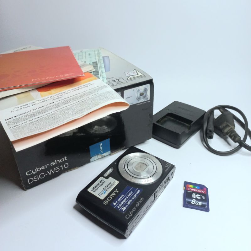 Jual Sony Cyber-Shot DSC W510 Full Set Box | Shopee Indonesia