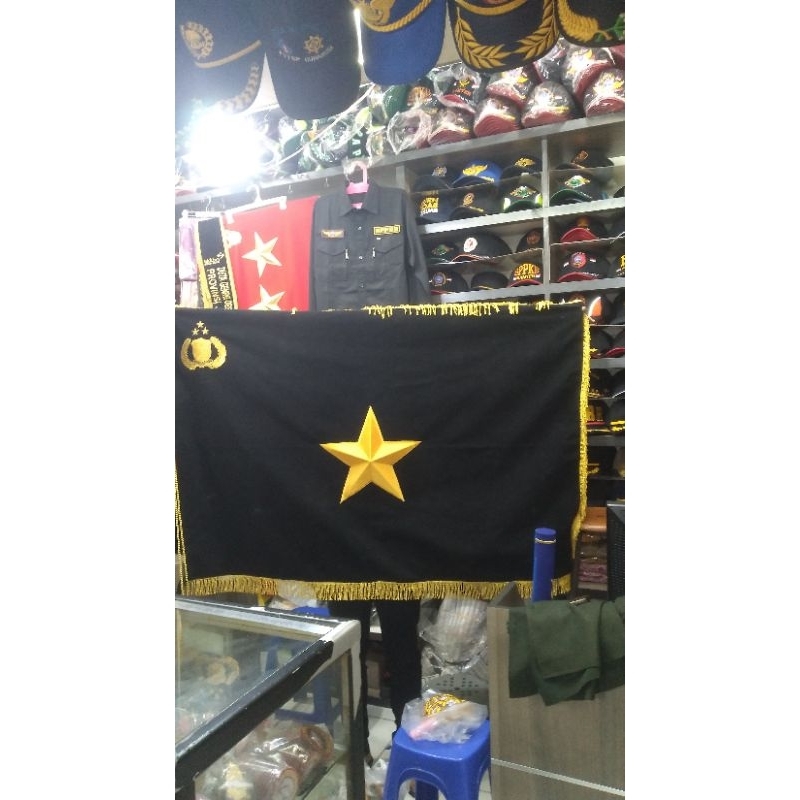 Jual bendera pataka polisi bintang 1 | Shopee Indonesia