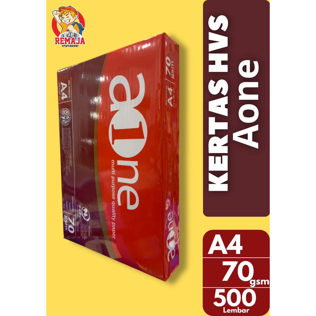 Jual Kertas HVS AONE A4 70gsm 500 Lembar | Shopee Indonesia