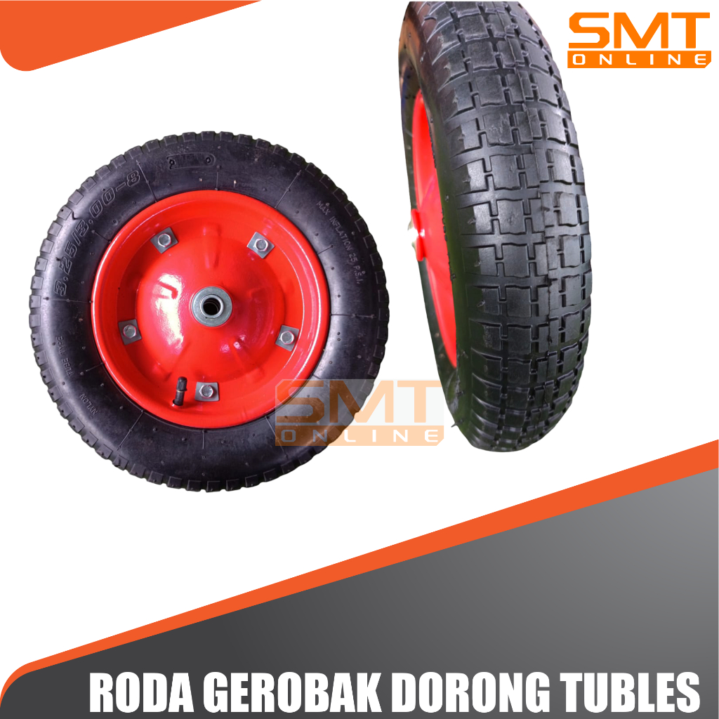 Jual Ban Arco Roda Gerobak Dorong Sorong Pasir Karet / Ban Hidup / Roda ...