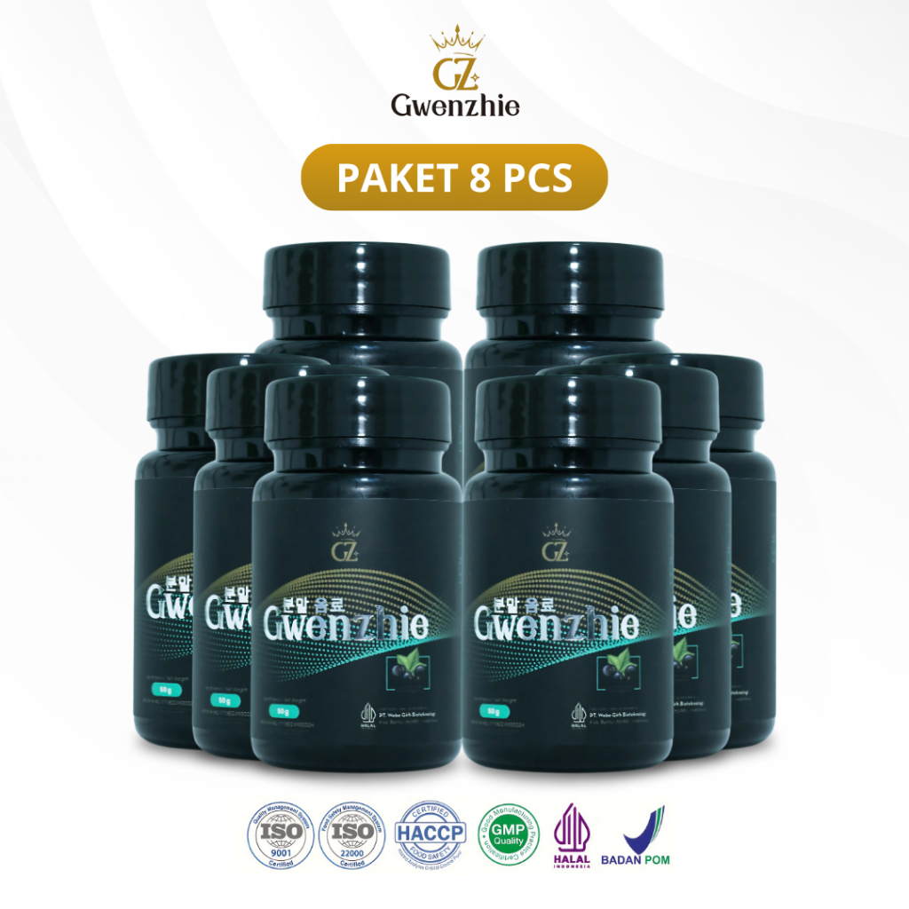 Jual Paket 8 Botol Collagen Drink Gwenzhie Minuman Kolagen Rasa ...