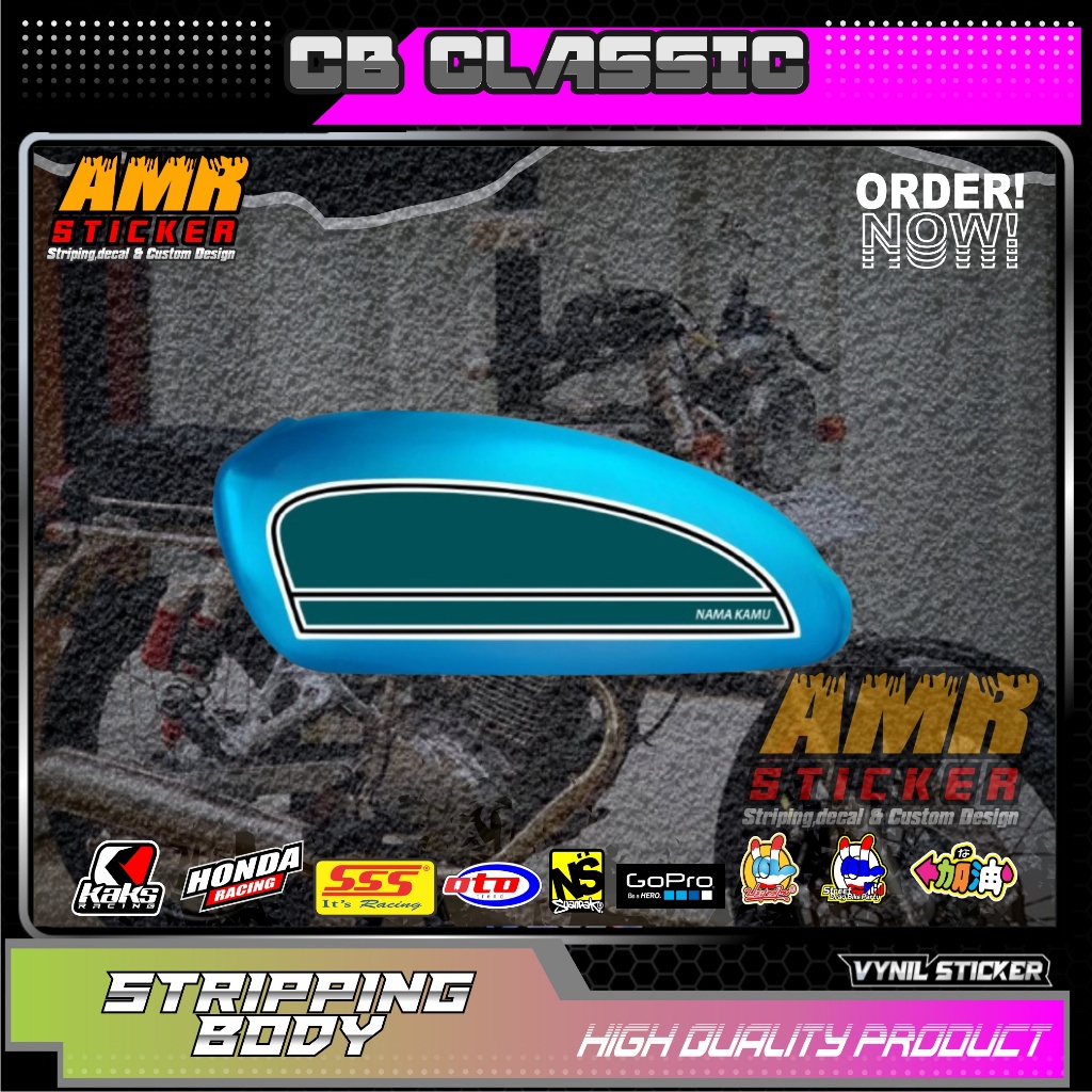 Jual STRIPING CB 100/125 - STRIPING CB CUSTOM - STIRPING CB MODEL ORI ...