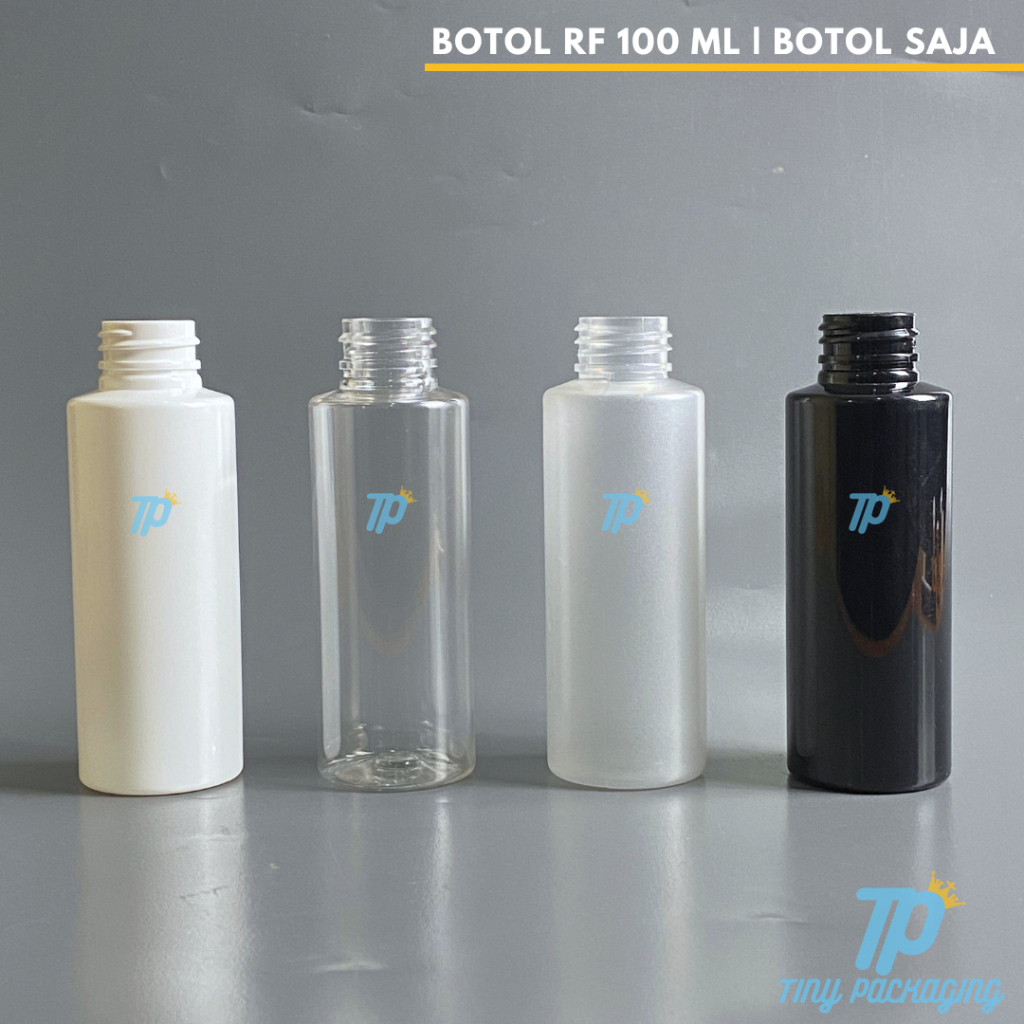 Jual Botol RF 100 ml | Botol PET 100 ml | Botol Plastik 100 ml - Botol Saja RF | Shopee Indonesia