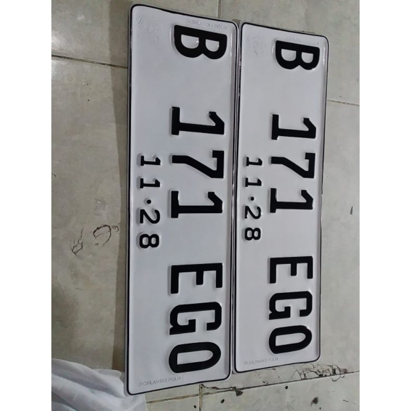 Jual Plat mobil standar samsat 1pcs | Shopee Indonesia
