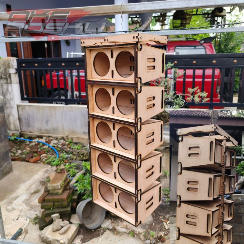 Jual BOX LINE ARRAY 3 INCH DOUBLE SUDAH LENGKAP DENGAN BRACKET | Shopee ...