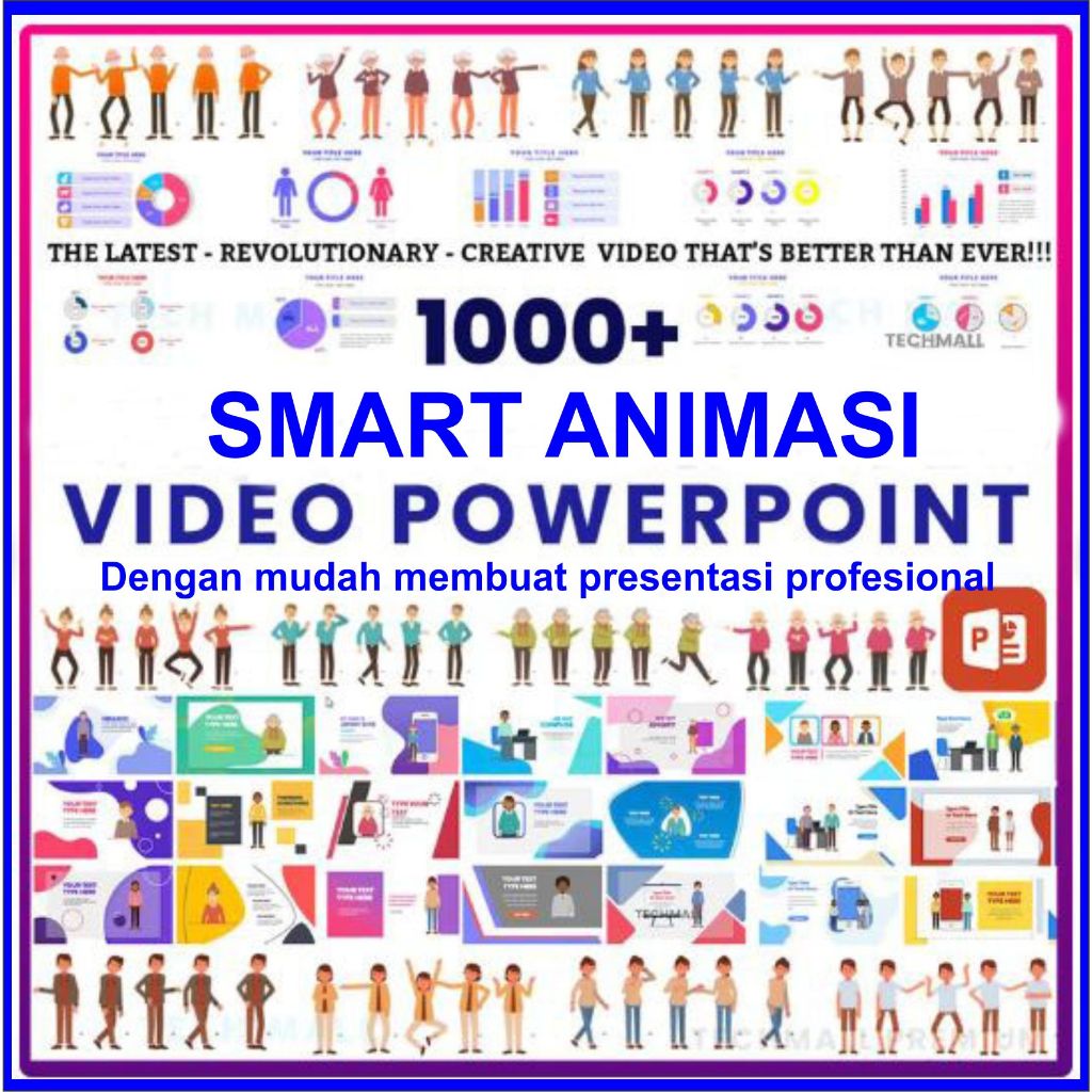 Jual 1000 Lebih Smart Animasi PowerPoint template bisa diedit dan ...
