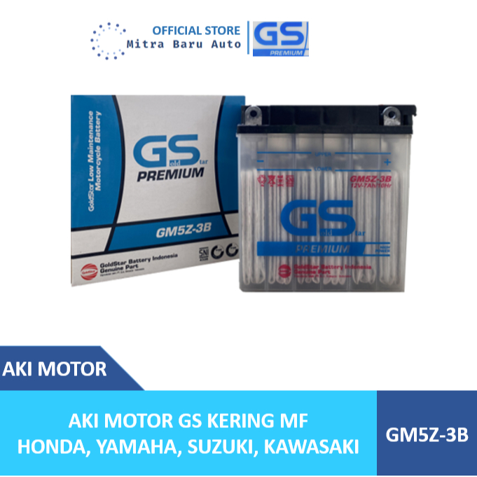 Jual Aki Motor Honda Mega Pro Lama SNI GM5Z-3B Basah | Shopee Indonesia
