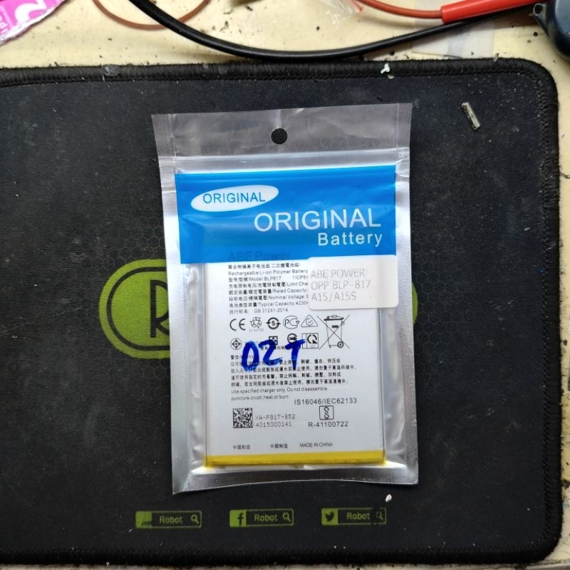 Jual Baterai battery batrai blp 817 blp817 oppo A15 dan A15s | Shopee ...
