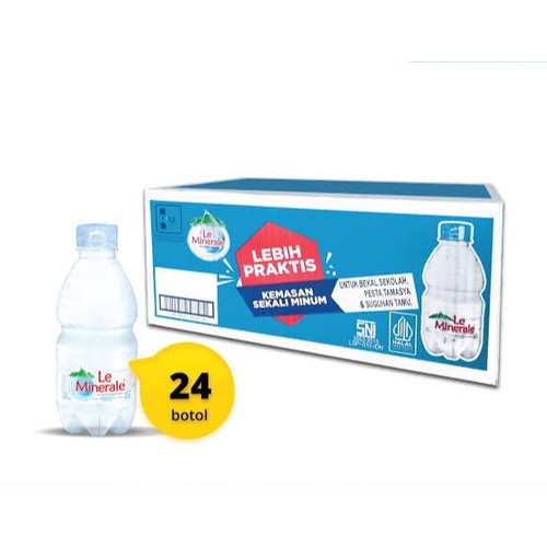 Jual Air mineral Le Minerale 330 ml / 1 Dus isi 24 botol | Shopee Indonesia