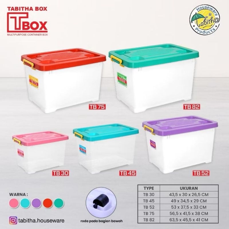 Jual Box kontainer Roda / kontainer Box plastik bening / Box container ...