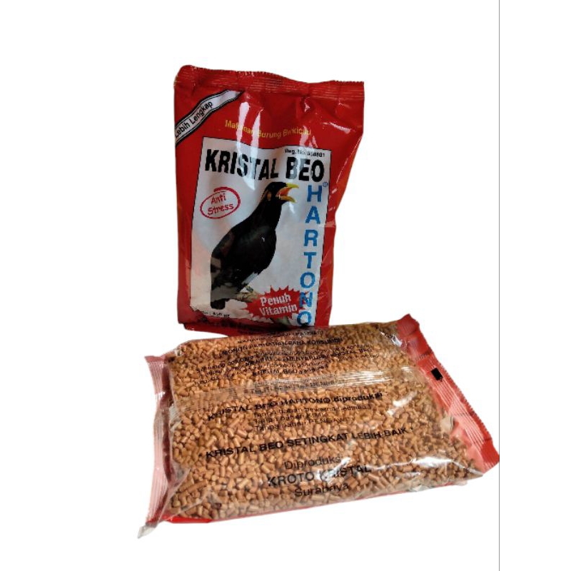 Jual kroto kristal beo pakan untuk burung kicauan sperti beo, jalak ...