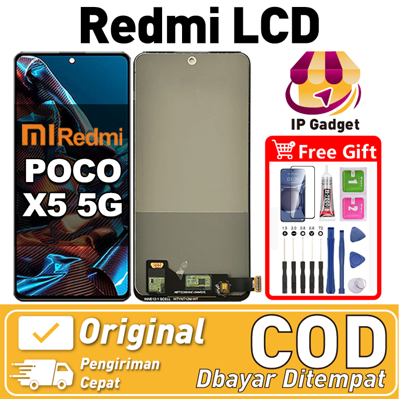 Jual Original LCD POCO X5 5G Fullset asli Layar hp touchscreen Sentuh ...