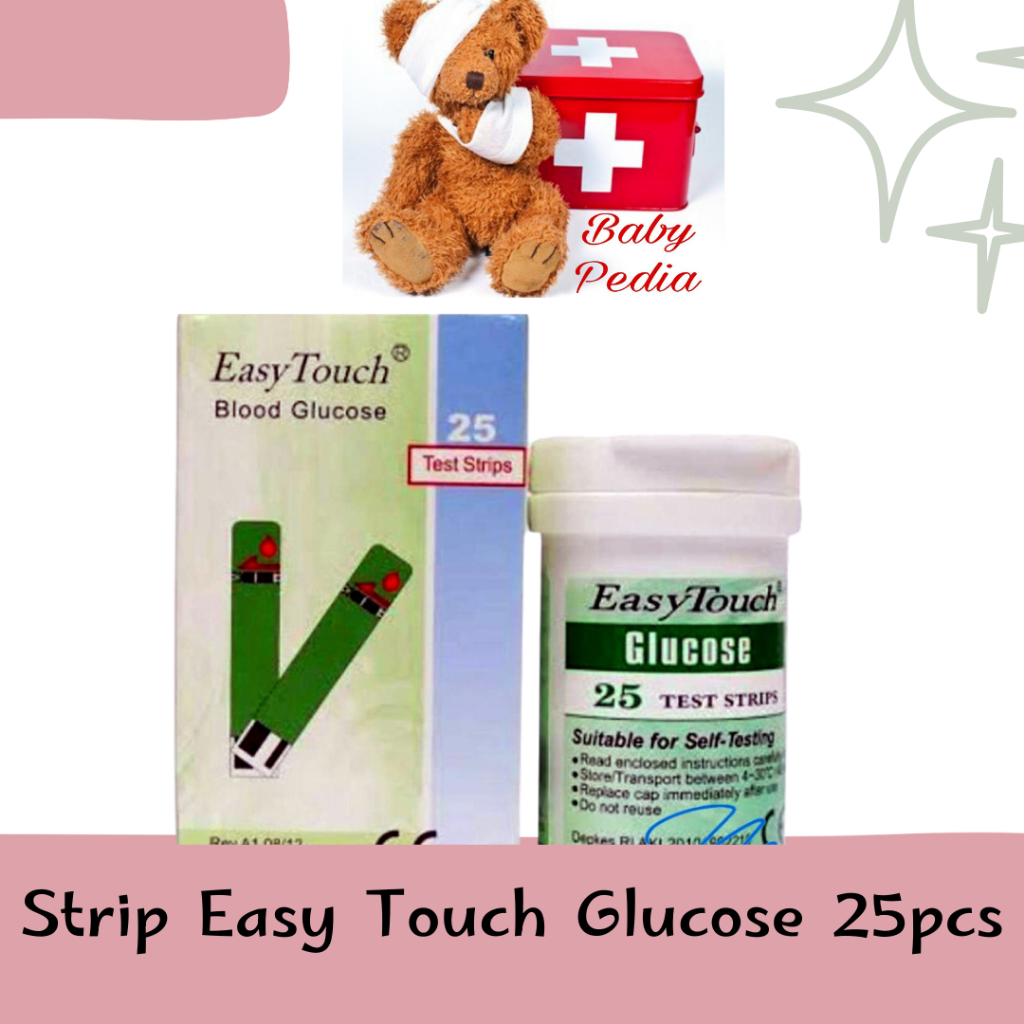 Jual BabyPedia Paket Strip ET GCU / Strip Easy Touch Glucose / Stik ...