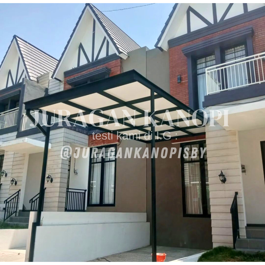 Jual Kanopi minimalis atap plafon grc + alderon murah | Shopee Indonesia