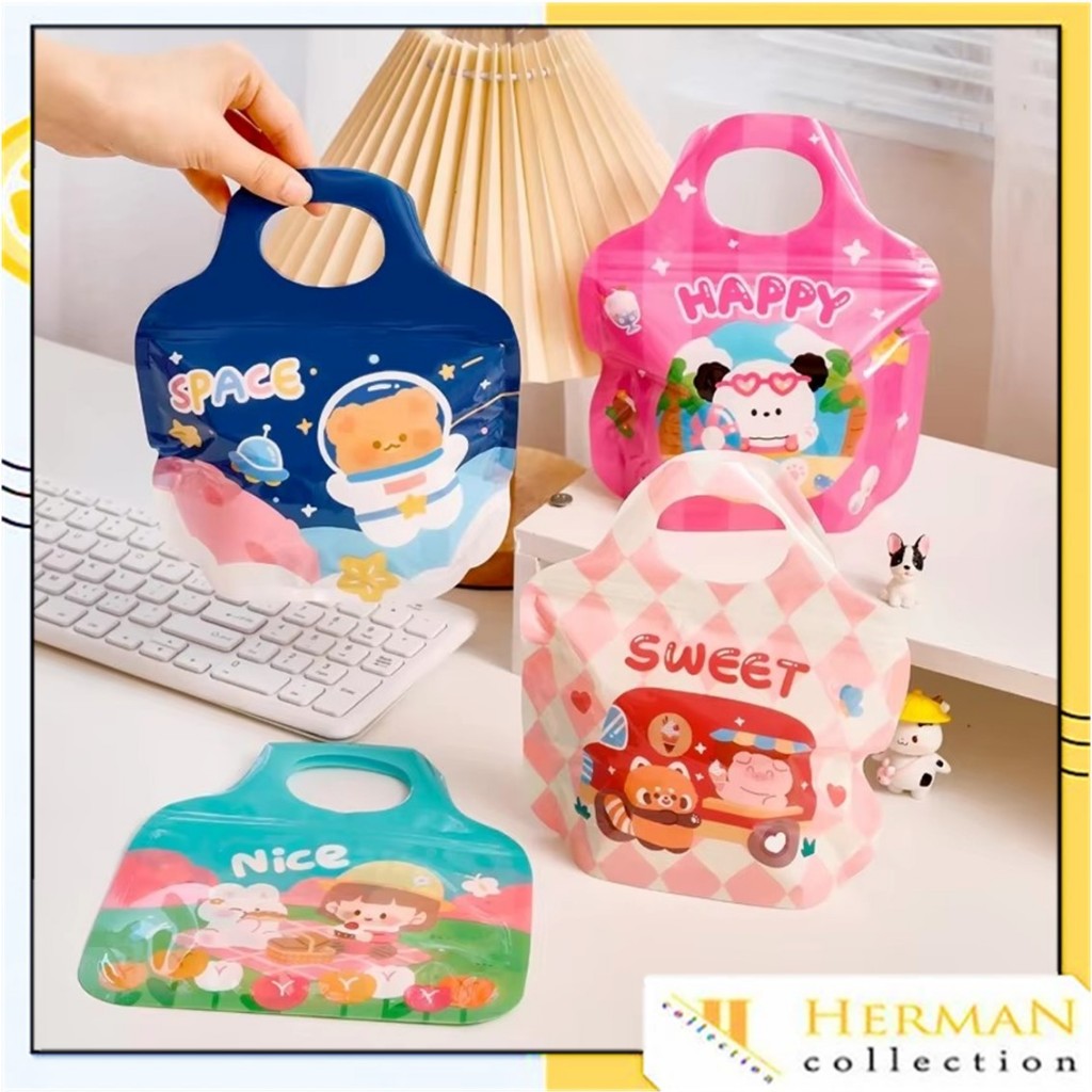Jual HC Plastik Ziplock Mini Tas Jinjing Plastic Bag Zipper Karakter ...