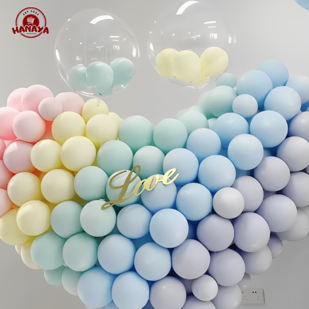 Jual Balon Macaron 5 Inch / 10 Inch Per Pack Untuk Acara Ulang Tahun ...