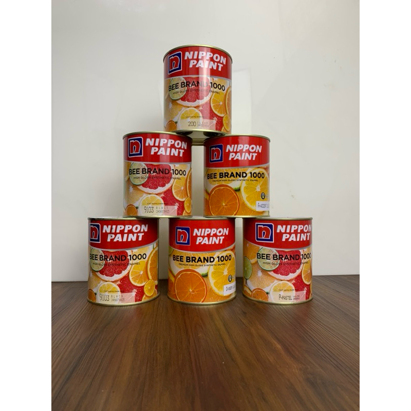 Jual Cat Kayu dan Besi BEE BRAND 1000 Nippon Paint 1L | Shopee Indonesia
