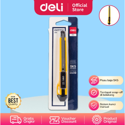 Jual Deli - Cutter Kecil E-2031 | Shopee Indonesia