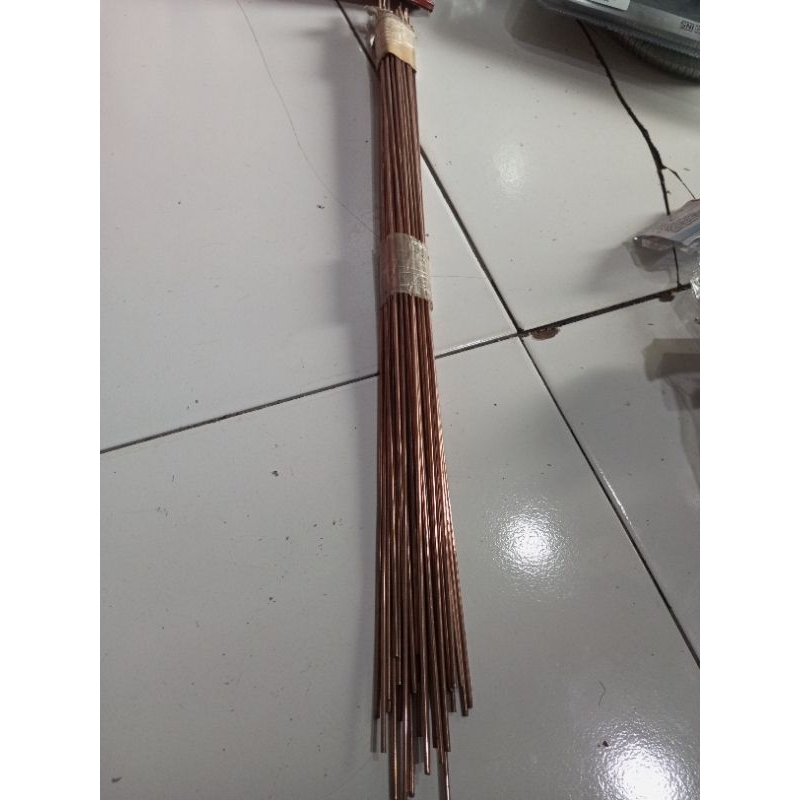 Jual PERAK LAS TEMBAGA BULAT PANJANG 50 CM KETEBALAN 2MM | Shopee Indonesia