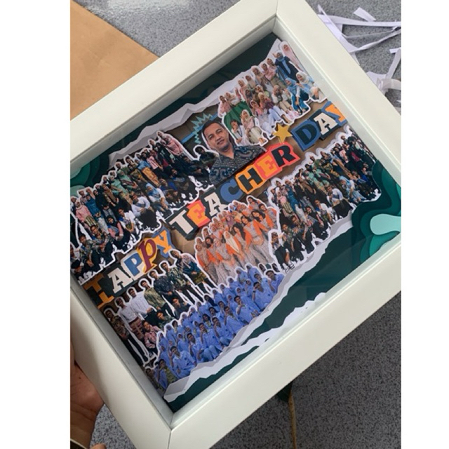 Jual SCRAPFRAME 3D / bingkai kenang kenangan 3d / kado kenang kenangan / bingkai foto kenang ...