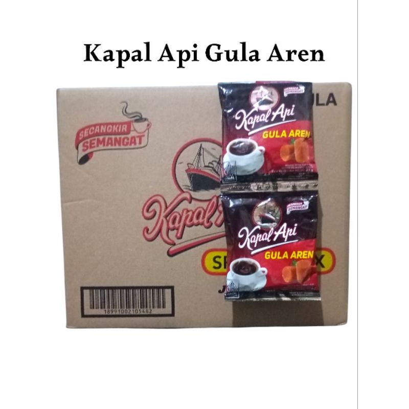 Jual kopi Kapal api Gula Aren 1 dus 120 sachet | Shopee Indonesia