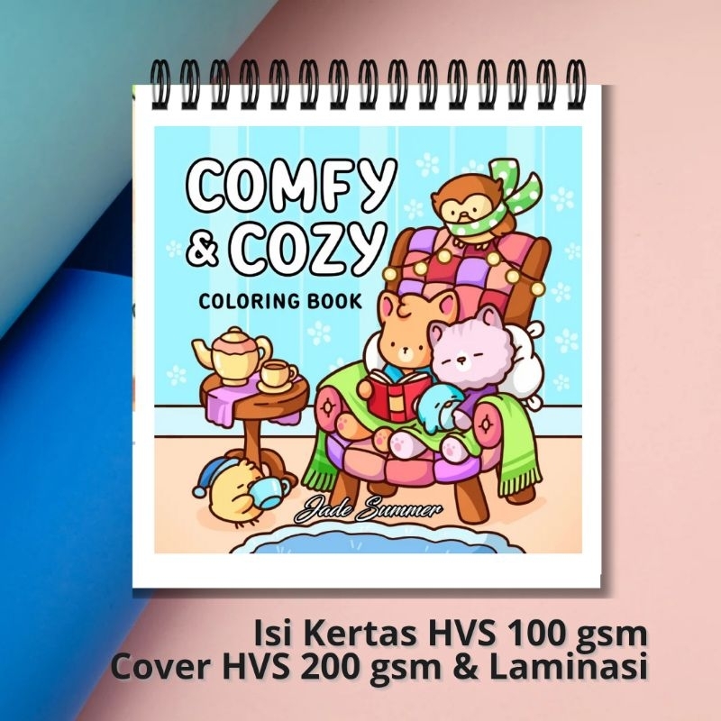 Jual CB27 COMFY & COZY Coloring Book Buku Mewarnai Anak Remaja Dewasa ...